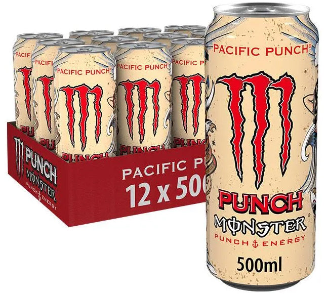 MONSTER PACIFIC PUNCH ENERGY ZZGL. PFAND 0,5 L DOSE – Tsilova Deutschland